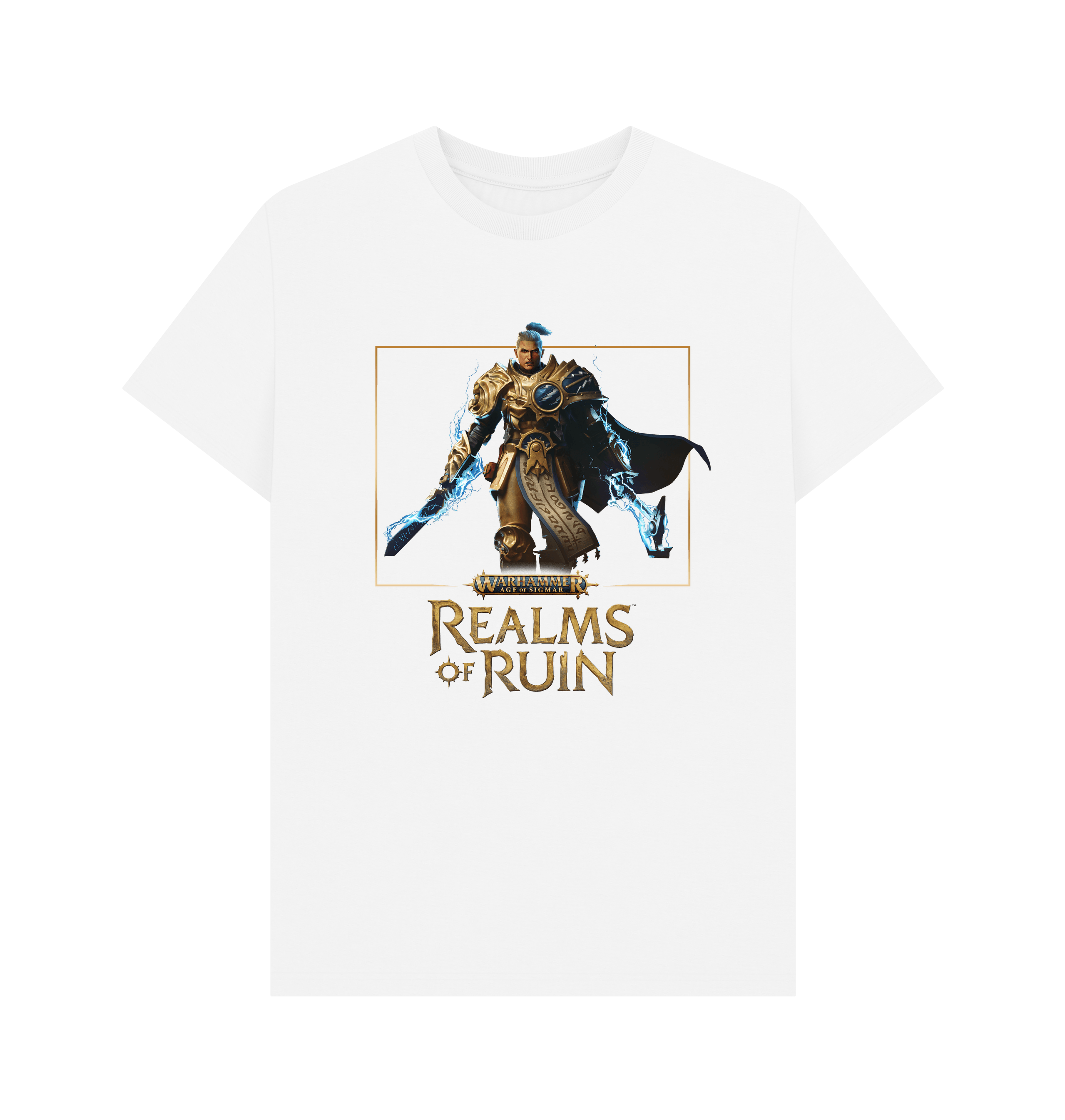 Warhammer Age of Sigmar: Realms of Ruin White T Shirt – MERCH.WARHAMMER.COM